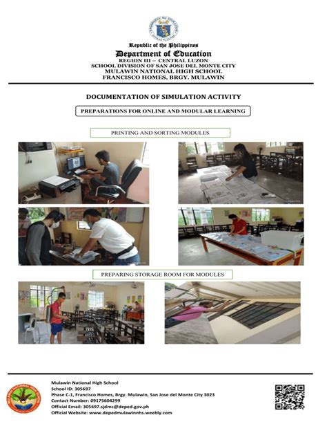 Online And Modular Learning Simulation Documentation