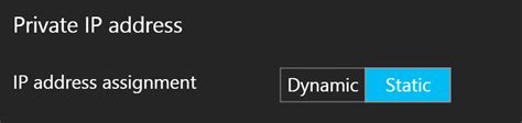 How Can I Set The Private IP Address Of An Azure Web Role As Static Stack Overflow