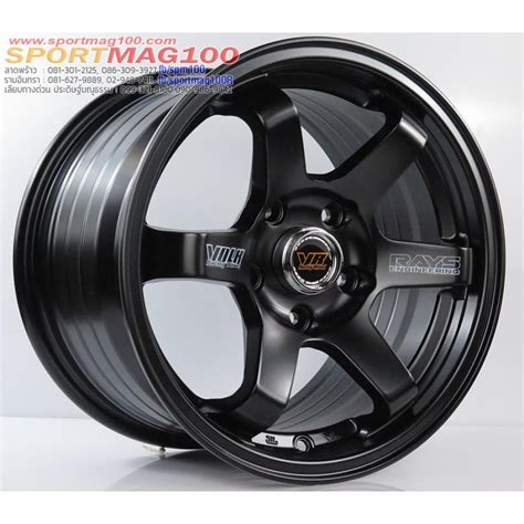 แม็กซ์ใหม่ Te37 สีดำด้าน ขนาด 7 15นิ้ว 5รู114 Offset30 Shopee Thailand