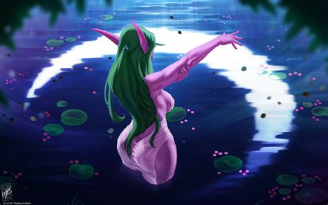 Tyrande Whisperwind Back By Themaestronoob Hentai Foundry