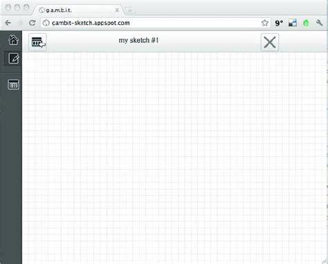 Gambit Interface For Sketch Production Download Scientific Diagram