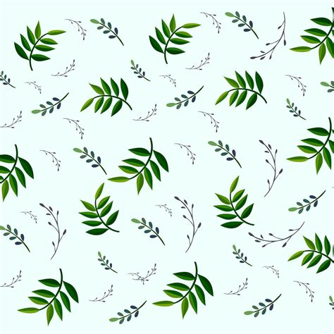 Leaf Pattern Vector Background Vector Art At Vecteezy