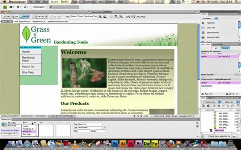 How To Create A Website Using Dreamweaver Cs 4 Pt 68 Youtube