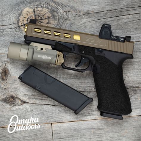 ZEV Tech Mod Glock Gen Dragonfly FDE TiN Polished Dimpled Barrel RM FDE X U B