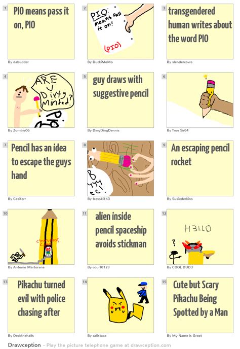 Pio Means Pass It On Pio Drawception Pio Means Pass It On Pio Drawception