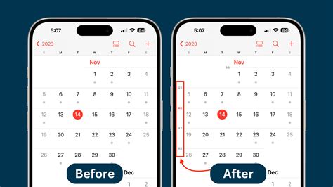 How To Show Week Numbers In Calendar App