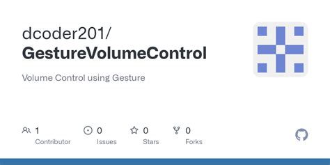 GitHub Dcoder GestureVolumeControl Volume Control Using Gesture