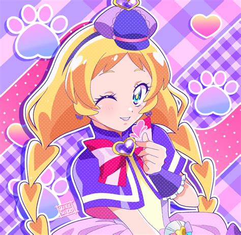 Cure Nico Cure Friendy Inukai Iroha Precure Wonderful Precure Highres Girl Artist Name