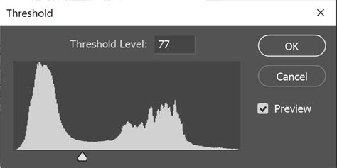 photoshop threshold function decreasing image reso adobe community
