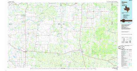 1985 Map Of Dickens Tx — High Res Pastmaps