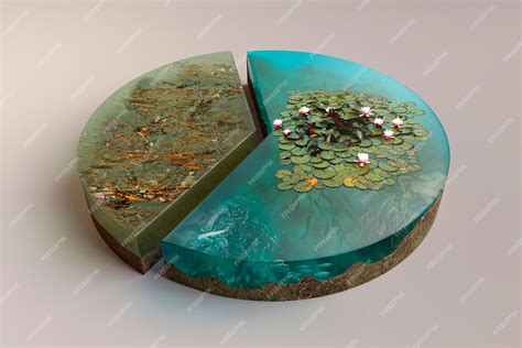 Free Photo 3d Rendering Of Pie Chart