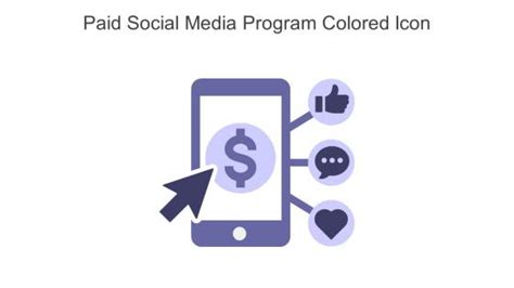 Paid Social Media Program Colored Icon In Powerpoint Pptx Png And Editable Eps Format Ppt Powerpoint