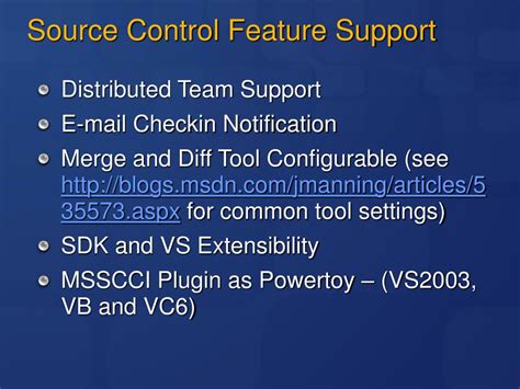 Ppt Microsoft Developers Guide To Team Foundation Version Control Powerpoint Presentation
