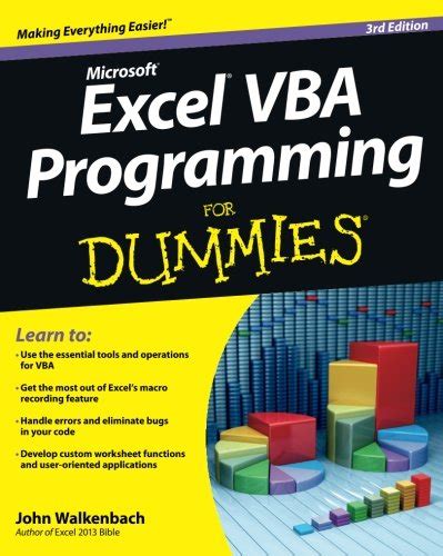 Excel Vba Programming For Dummies Third Edition Walkenbach John