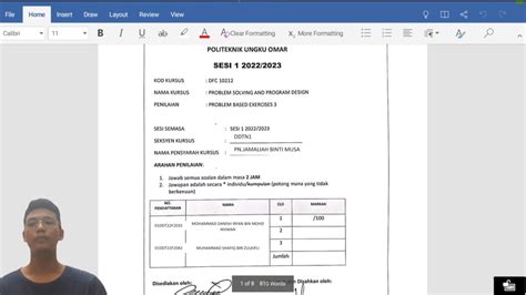 dfc10212 problem solving and program design pbe 3 youtube