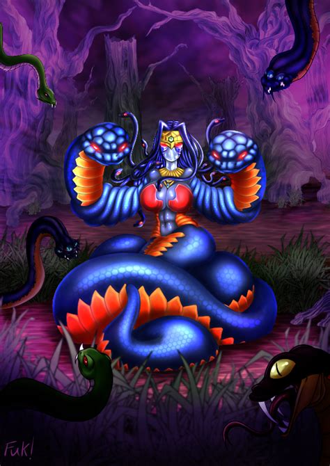 Vennominaga The Deity Of Poisonous Snakes Yu Gi Oh Breasts Duel