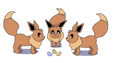 Eevee Evolution Normal And Shiny Pokemon Transformation Animation