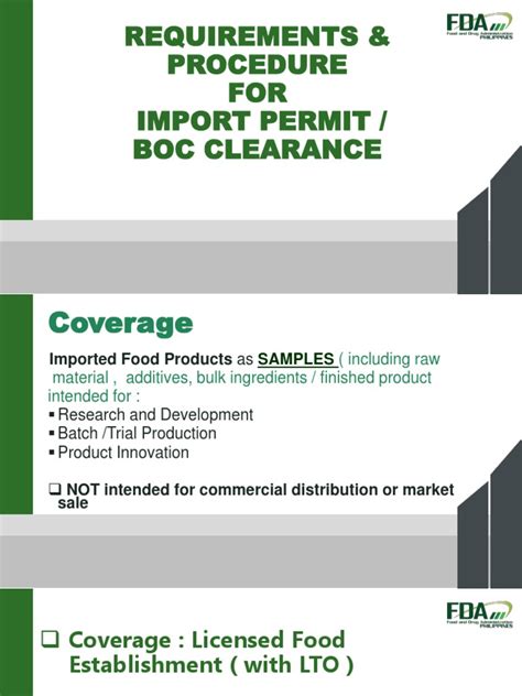10 Import Permit And Boc Clearance Pdf