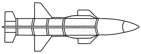 Stinger Missile Technology Illustrated In Black And White For Design