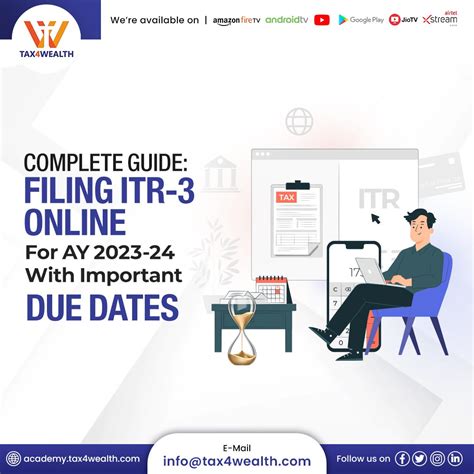 Filing Itr 3 Form Online For Ay 2023 24 Academy Tax4wealth