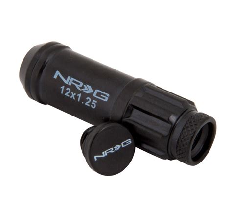 Nrg 700 Series M12 X 125 Steel Lug Nut Wdust Cap Cover Set 21 Pc Wl