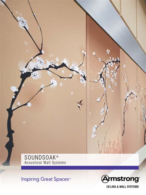 Soundsoak Acoustical Wall Systems Pdf Textiles Materials
