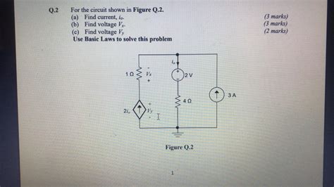 Solved Q For The Circuit Shown In Figure Q A Find Chegg