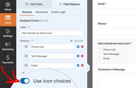 How To Customize Form Field Options