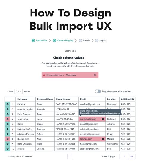 How To Design Bulk Import Ux Figma Prototypes Smart Interface