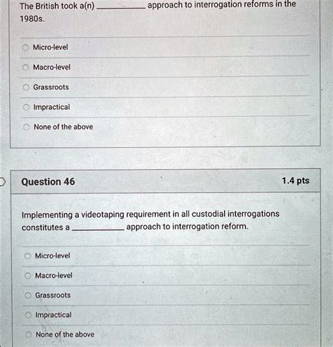 The British Took An 1980s Approach To Interrogation Reforms In The