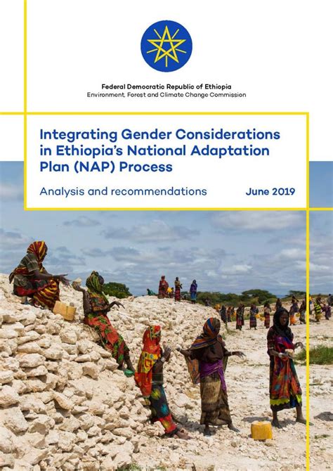 Integrating Gender Considerations In Ethiopias National Adaptation Plan Nap Process Nap