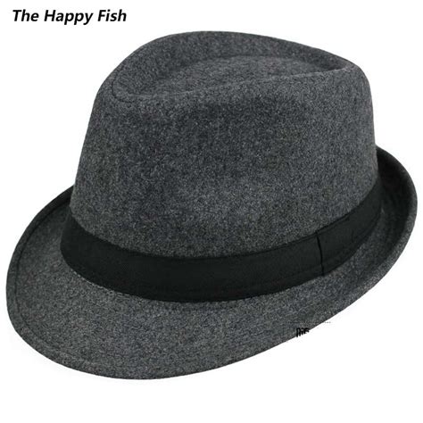 Original Unisex Structured Wool Fedora Hat Fedora Vicedeal