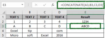 How To Use The CONCATENATE Function In Excel