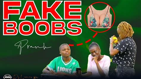Fake Big Boobs Girls Prank{just For Laughs😂}on Men Kenya Pranks