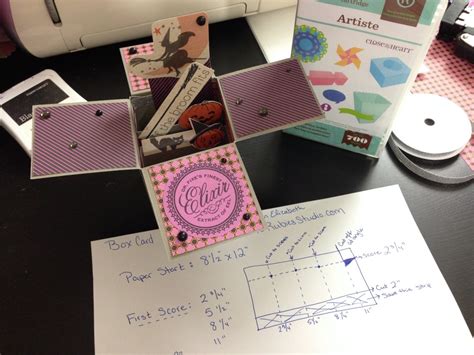 Howto Make Pop Box Card Measurements By Megan Elizabeth