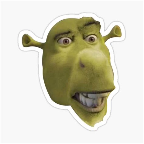 Shronkey Sticker For Sale By Tttatia Redbubble