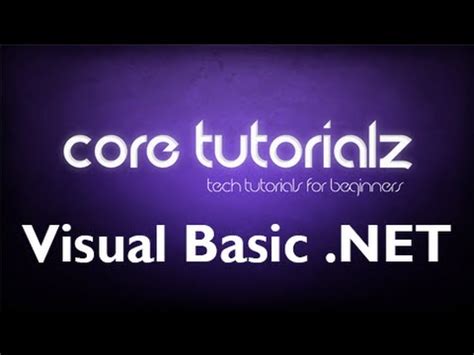 Visual Basic NET Tutorial Hello World YouTube