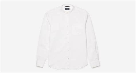 Lambley White Mens Cottonlinen Shirt Mens Shirts Oliver Sweeney