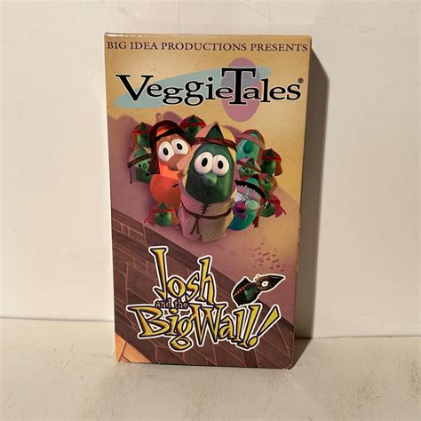 Veggietales Josh And The Big Wall ©1997 Buy 2 Get 1 Free Vhs Ebay