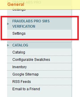 How To Configure SMS Verification Extension On Magento FraudLabs