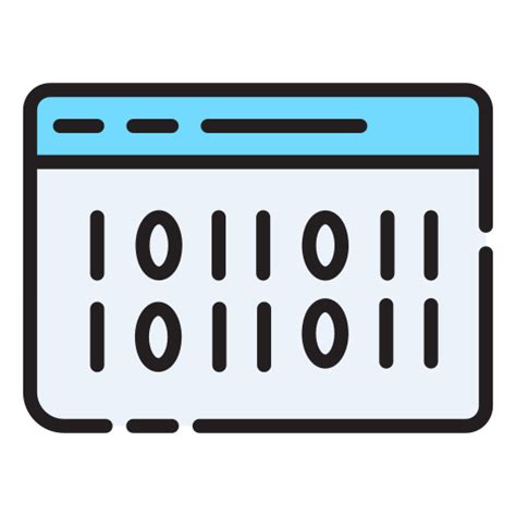 Binary Code Good Ware Lineal Color Icon