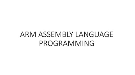 5 data processing instruction for embedded system pptx