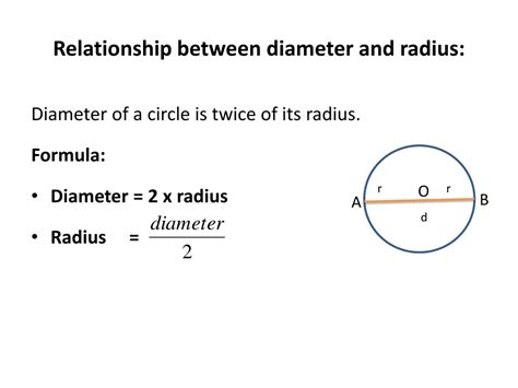 Ppt Circle Radius And Diameter Relationship Powerpoint Presentation Id9524227