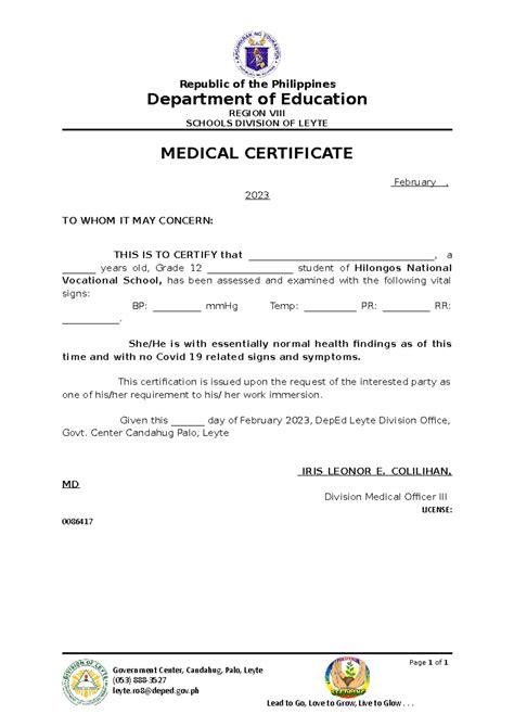 Can You Question A Medical Certificate At James Browning Blog