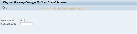 LU SAP Tcode Display Posting Change Notice