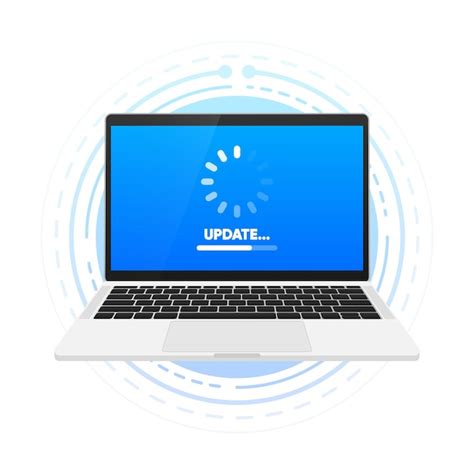 Premium Vector New System Update Loading Process App Update Concept System Software Update Web