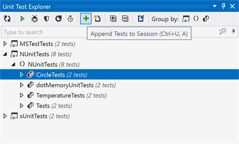 use continuous testing dotcover documentation