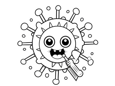 Immune System Magic For Coloring Coloring Page
