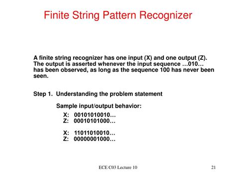 Ppt Lecture 10 Finite State Machine Design Powerpoint Presentation Free Download Id 825741