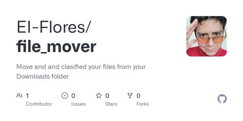 Github Ei Floresfilemover Move And And Clasified Your Files From